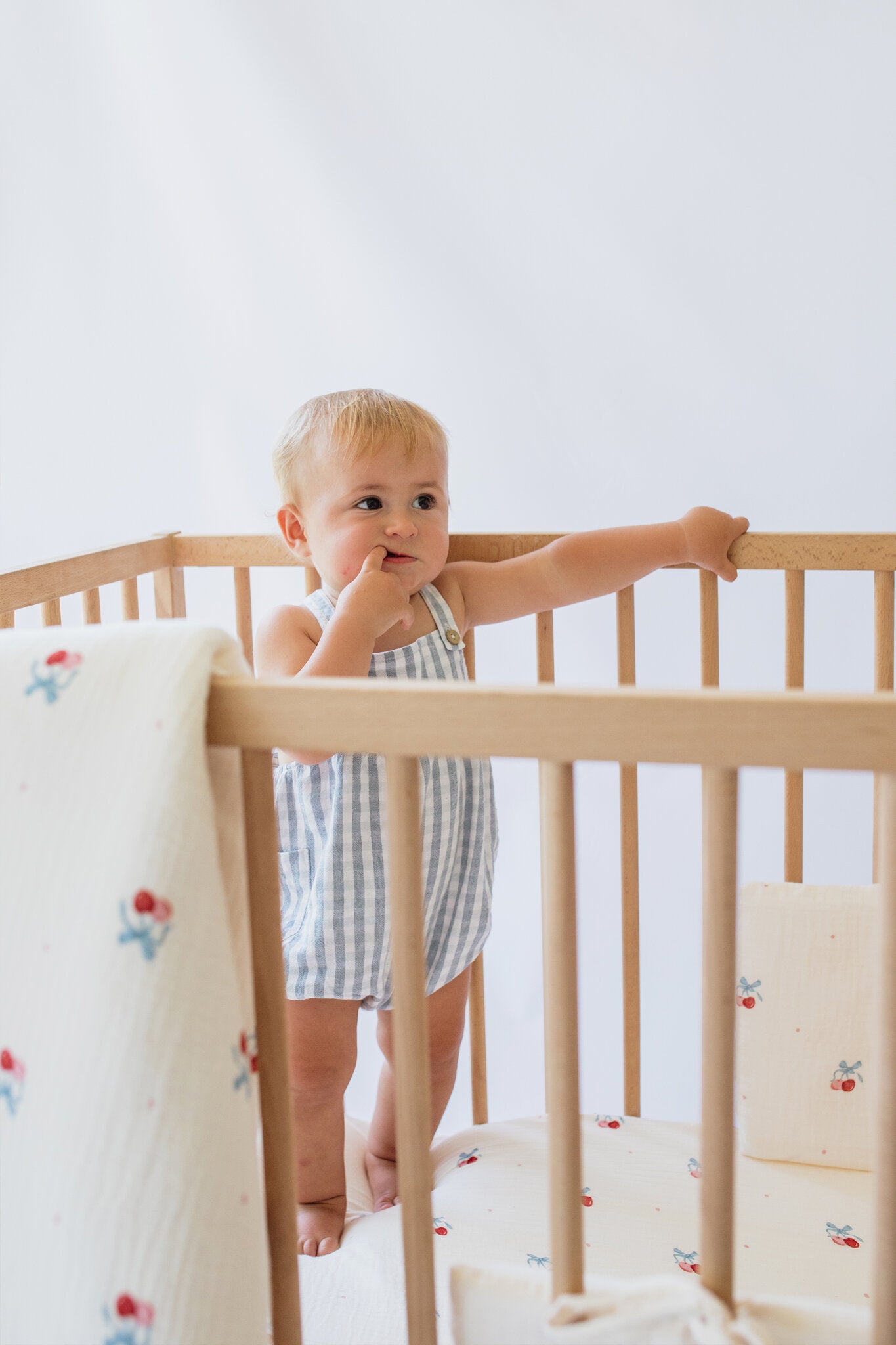 Cherry Muslin Cot Duvet – Lifeforce Living